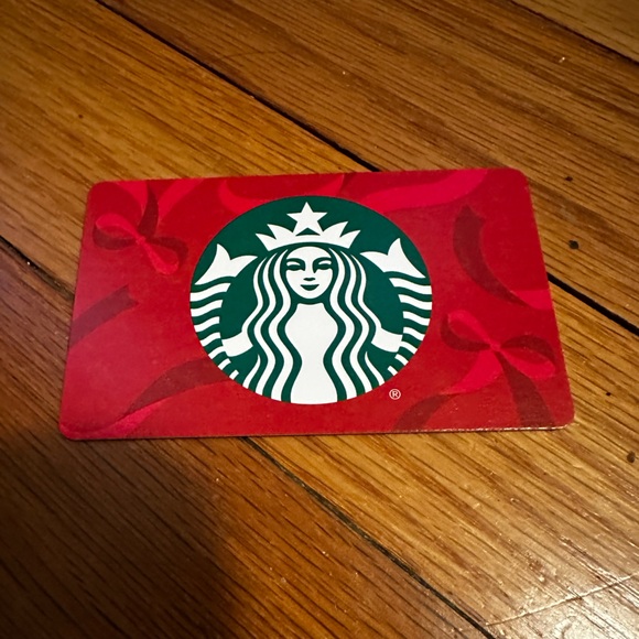 Starbucks | Other | Starbucks Red And Green Gift Card | Poshmark